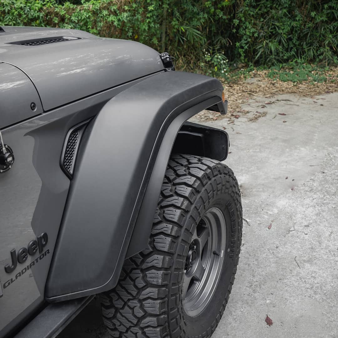 18-24 JEEP GLADIATOR WRANGLER MHF WHEEL OPENING SPAT FLARE EXTENSIONS ...