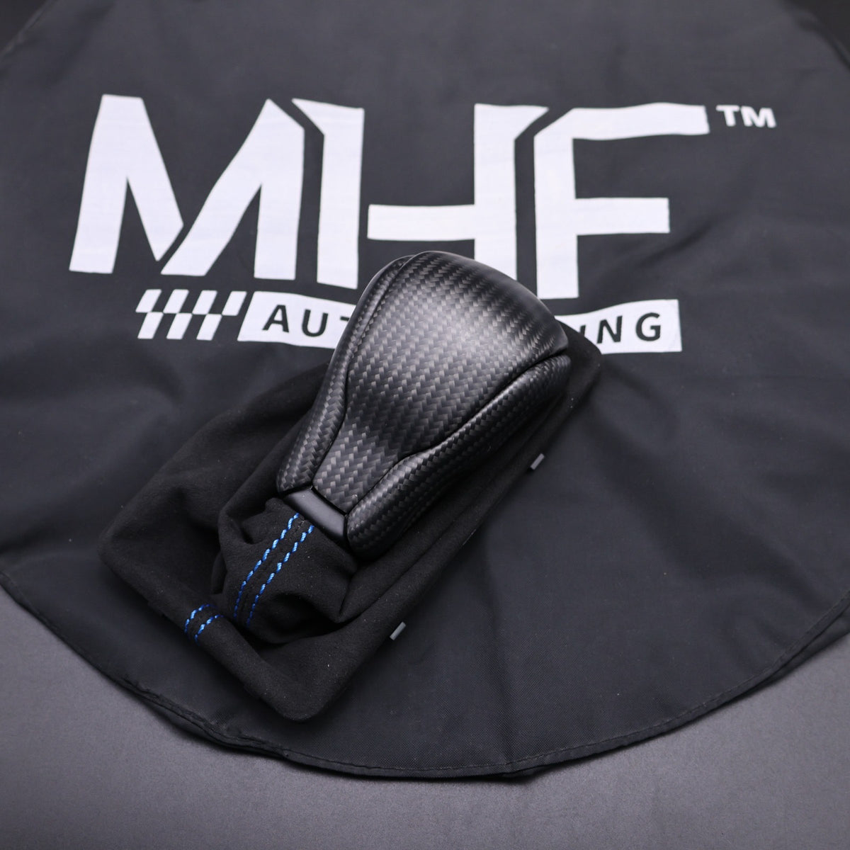 2020-2023 Dodge Ram Red Matte Carbon TRX Shifter Lunar Stitching ...