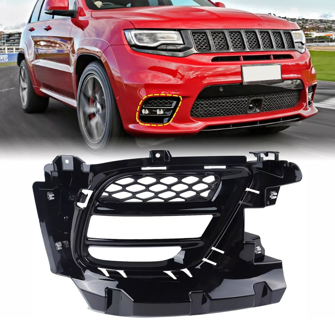 SRT FOG LAMP BEZEL – MHFAutoLighting