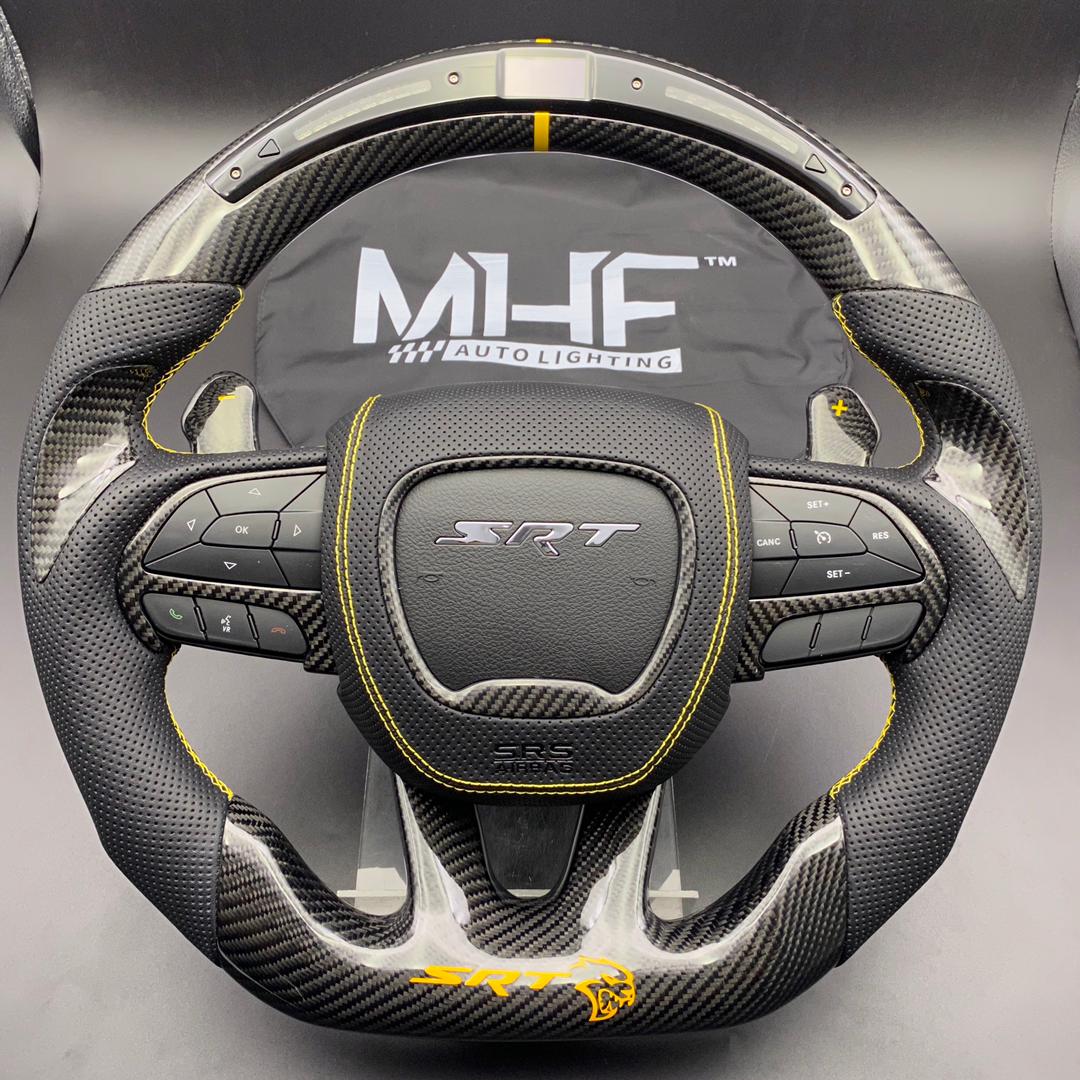 2014-2021 Carbon Hellcat SRT Steering Wheel – MHFAutoLighting