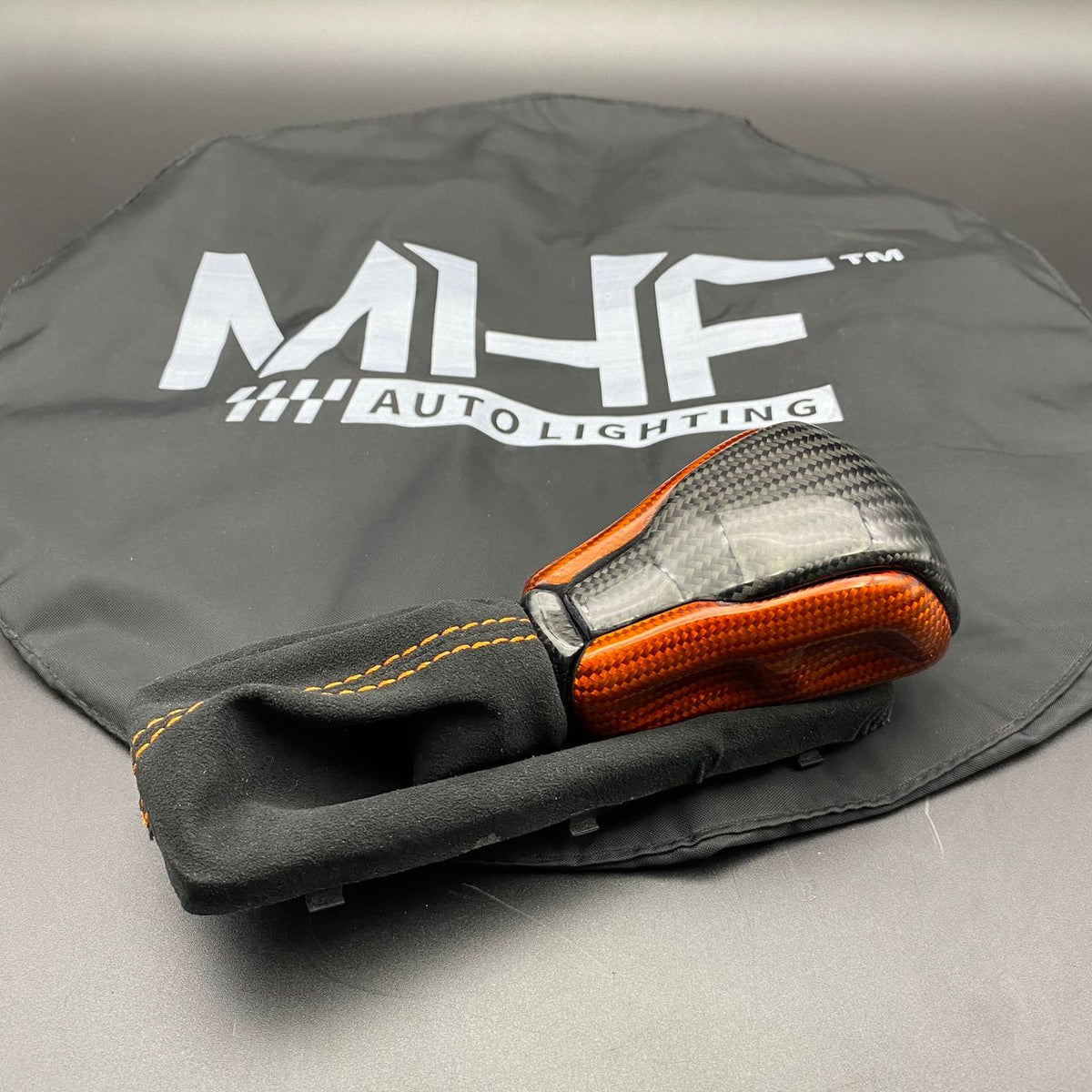 2016-2021 Jeep SRT / TrackHawk Orange Accent Custom Carbon Shifter ...