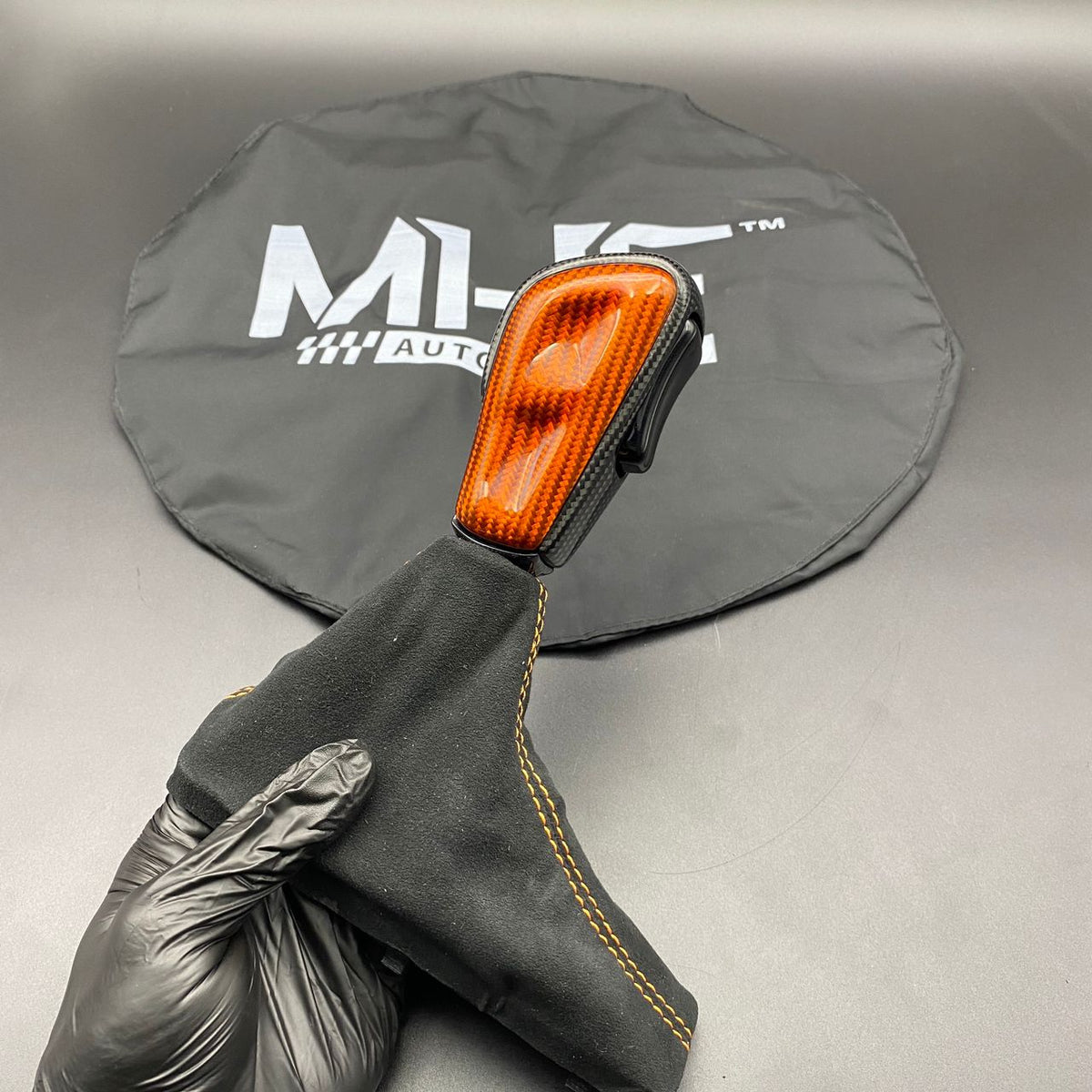 2016-2021 Jeep SRT / TrackHawk Orange Accent Custom Carbon Shifter ...